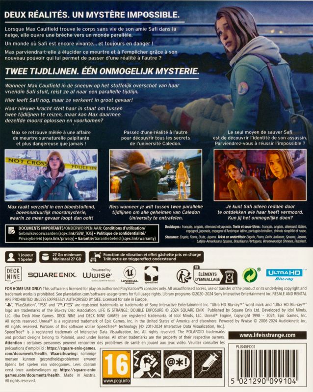 Life is Strange: Double Exposure cover or packaging material - MobyGames