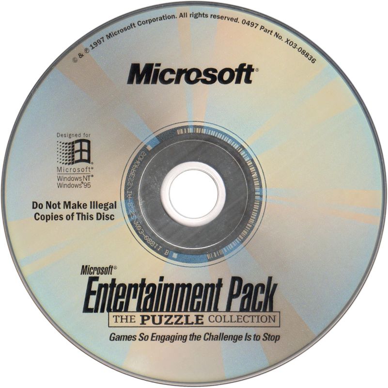 Microsoft Entertainment Pack: The Puzzle Collection cover or packaging ...