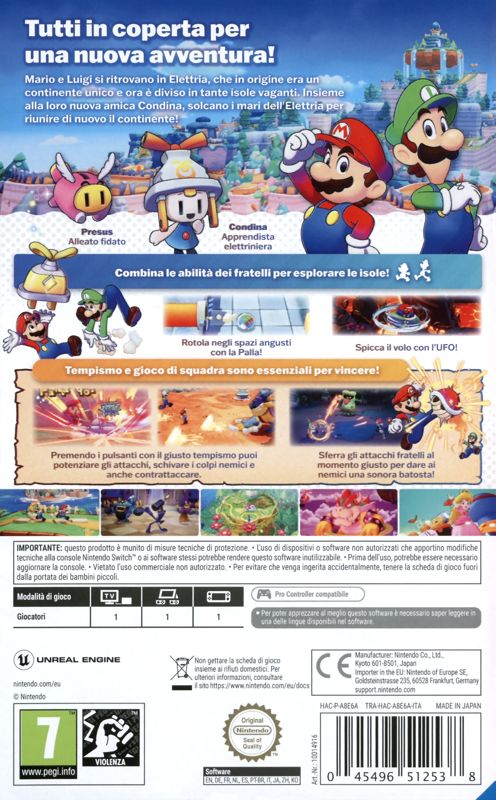 Mario & Luigi: Brothership cover or packaging material - MobyGames