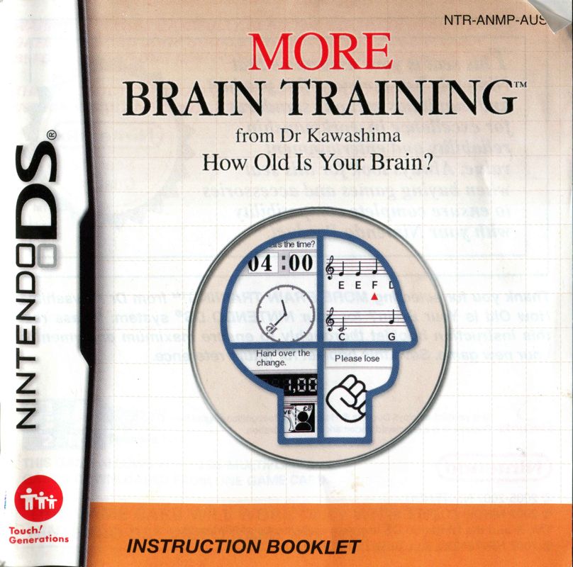 Brain Age²: More Training in Minutes a Day! cover or packaging material ...