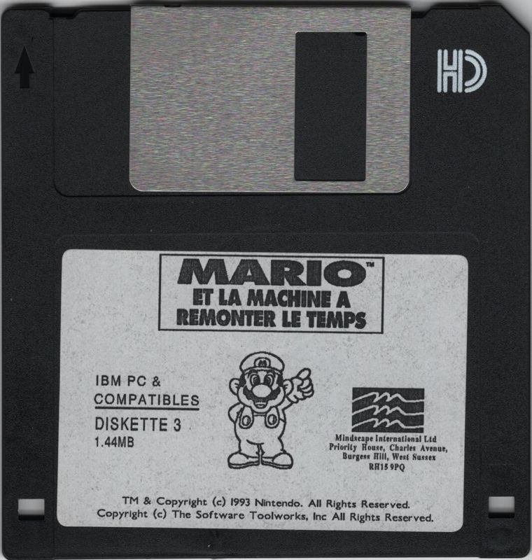 Mario's Time Machine cover or packaging material - MobyGames
