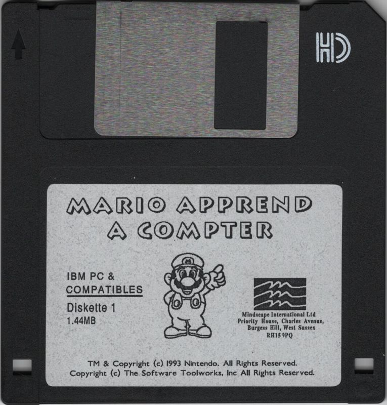 Mario's Early Years: Fun with Numbers cover or packaging material ...