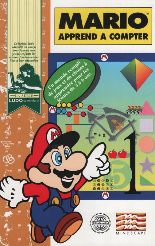 Mario's Early Years: Fun with Numbers cover or packaging material ...