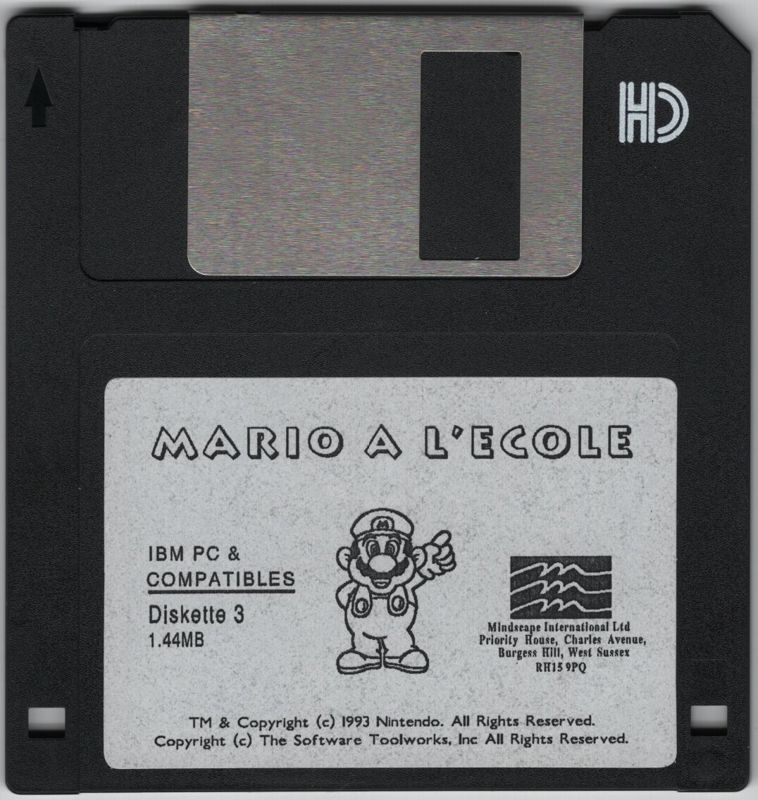 Mario's Early Years: Preschool Fun cover or packaging material - MobyGames