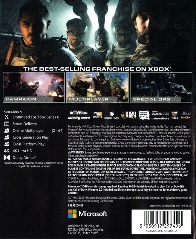 Call of Duty: MWII - Modern Warfare II cover or packaging material ...