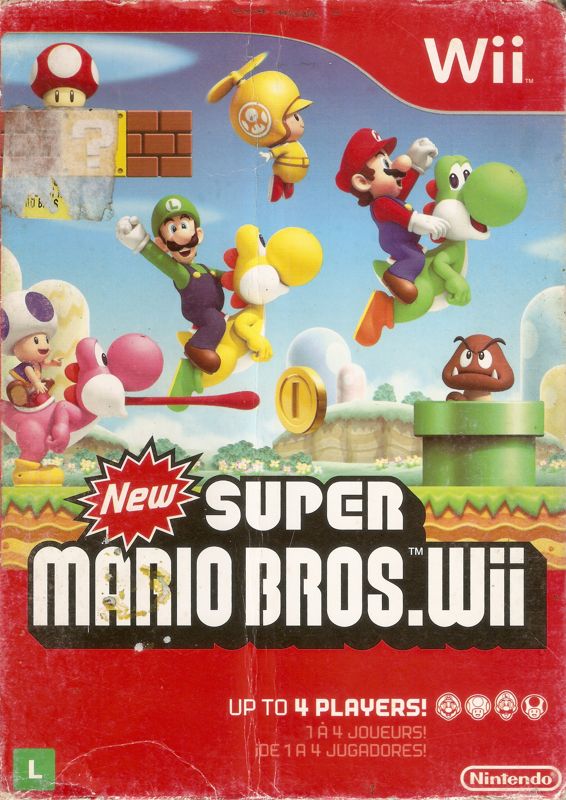 New Super Mario Bros. Wii cover or packaging material - MobyGames