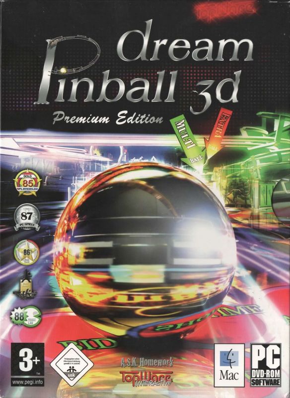 Dream Pinball 3D box covers - MobyGames