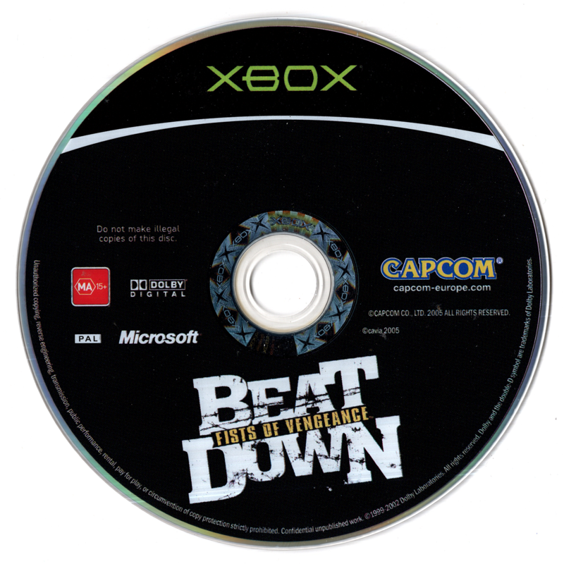 Beat Down: Fists of Vengeance cover or packaging material - MobyGames