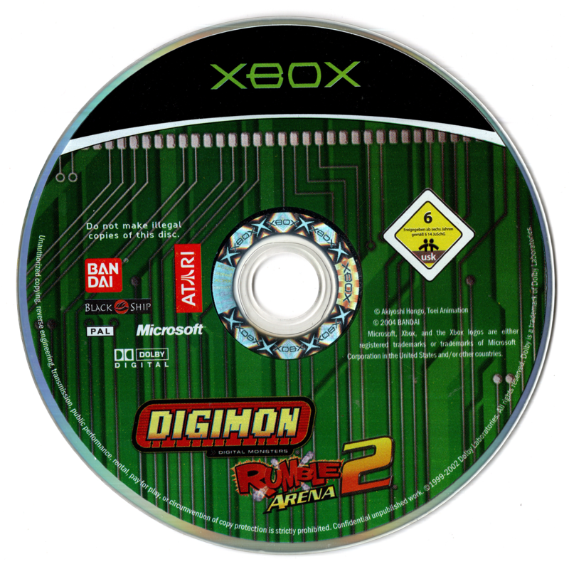 Digimon Rumble Arena 2 cover or packaging material - MobyGames