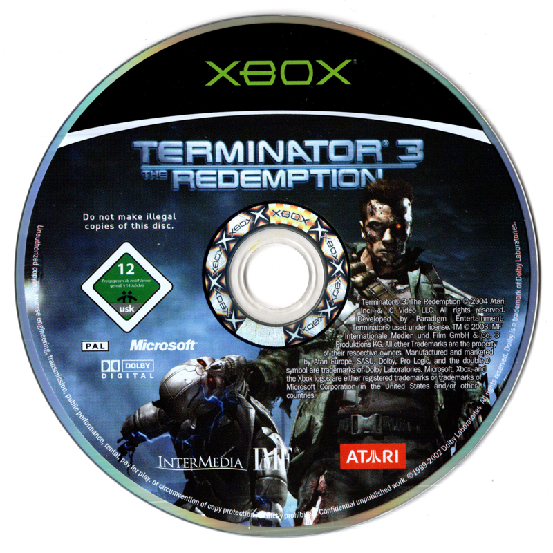 Terminator 3: The Redemption cover or packaging material - MobyGames