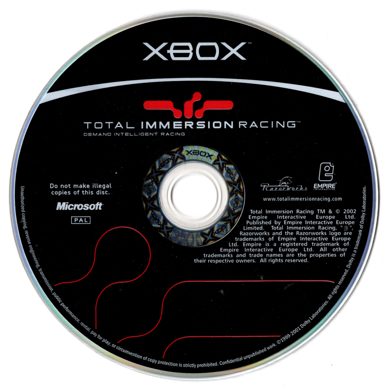 Total Immersion Racing cover or packaging material - MobyGames