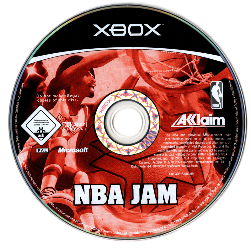 NBA Jam cover or packaging material - MobyGames