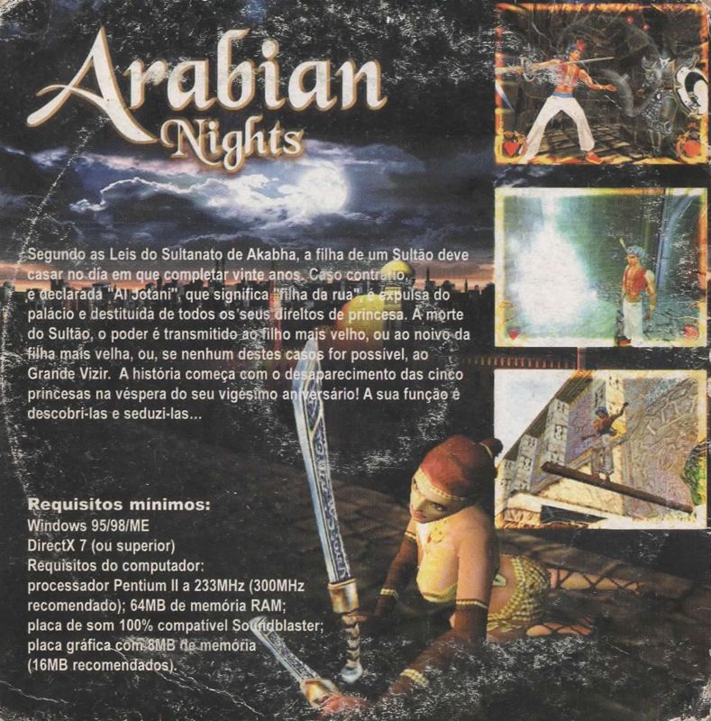 Arabian Nights cover or packaging material - MobyGames