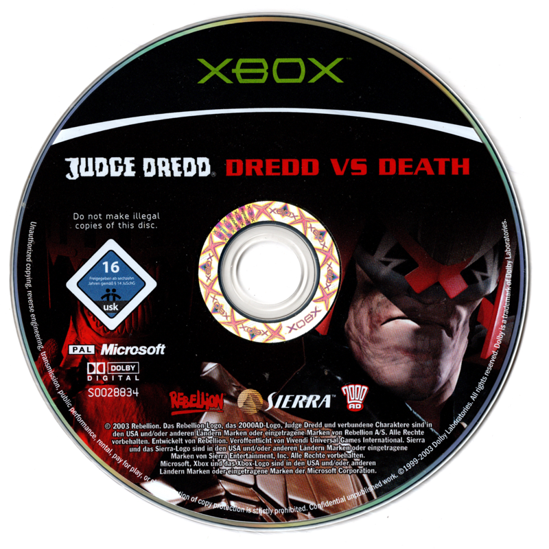 Judge Dredd: Dredd vs Death cover or packaging material - MobyGames