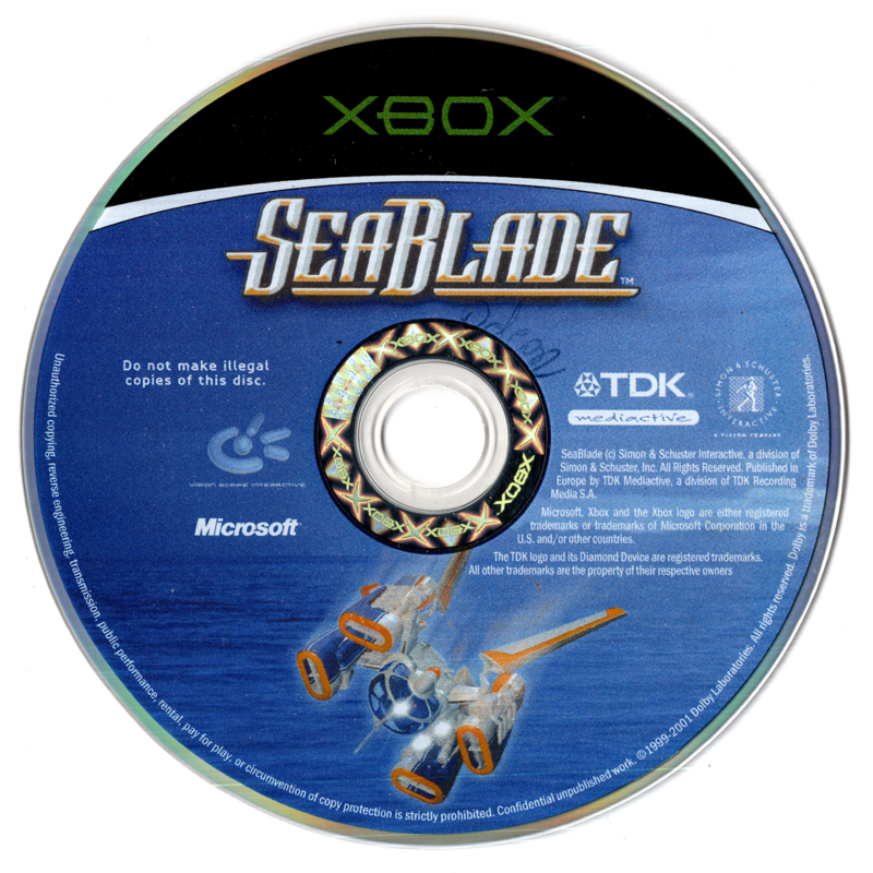 SeaBlade cover or packaging material - MobyGames