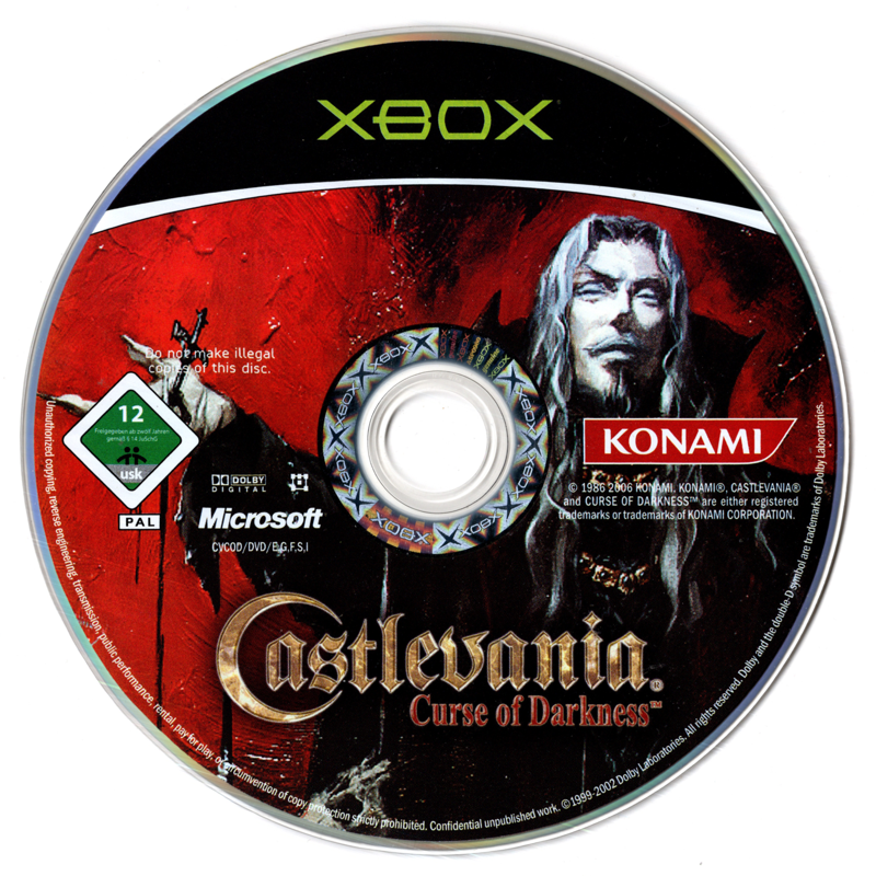 Castlevania: Curse of Darkness cover or packaging material - MobyGames