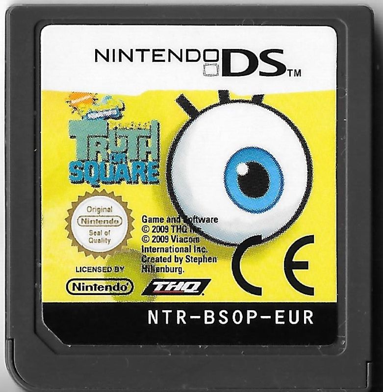 SpongeBob's Truth or Square cover or packaging material - MobyGames