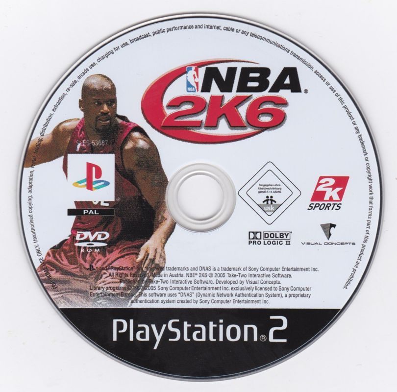 NBA 2K6 cover or packaging material - MobyGames