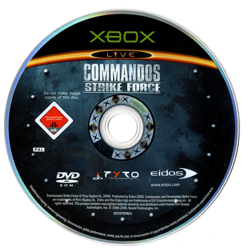 Commandos: Strike Force cover or packaging material - MobyGames