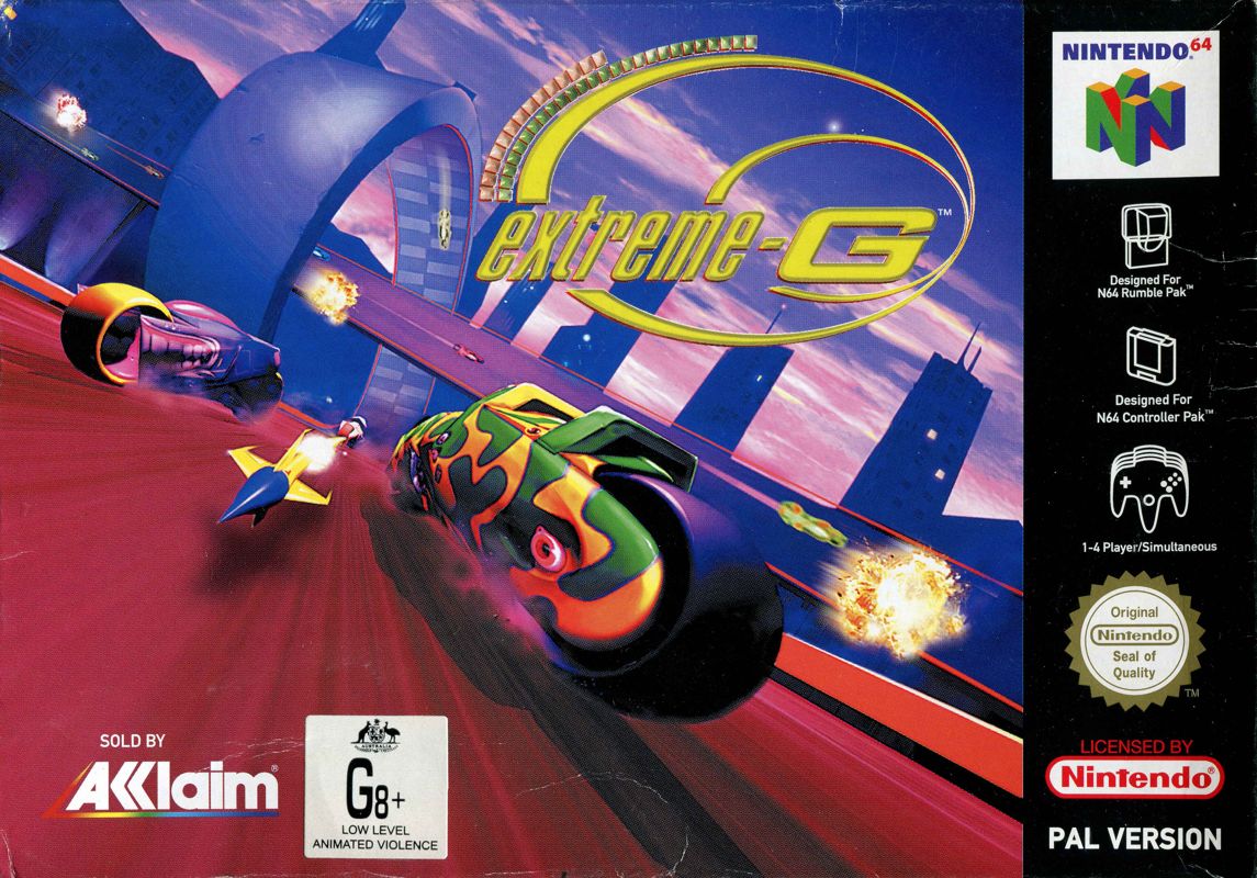 Extreme-G cover or packaging material - MobyGames