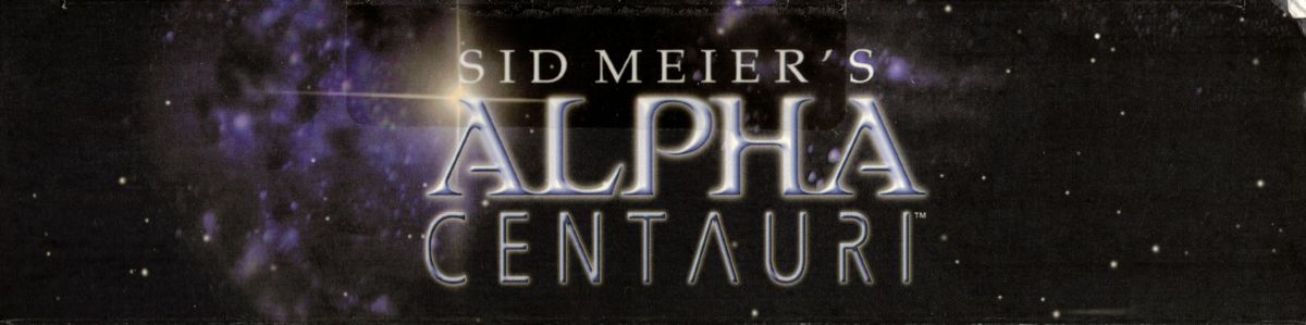 Sid Meier's Alpha Centauri cover or packaging material - MobyGames