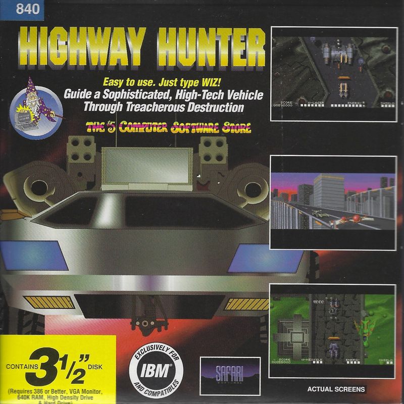 Highway Hunter box covers - MobyGames