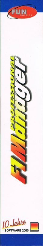 F1 Manager Professional cover or packaging material - MobyGames