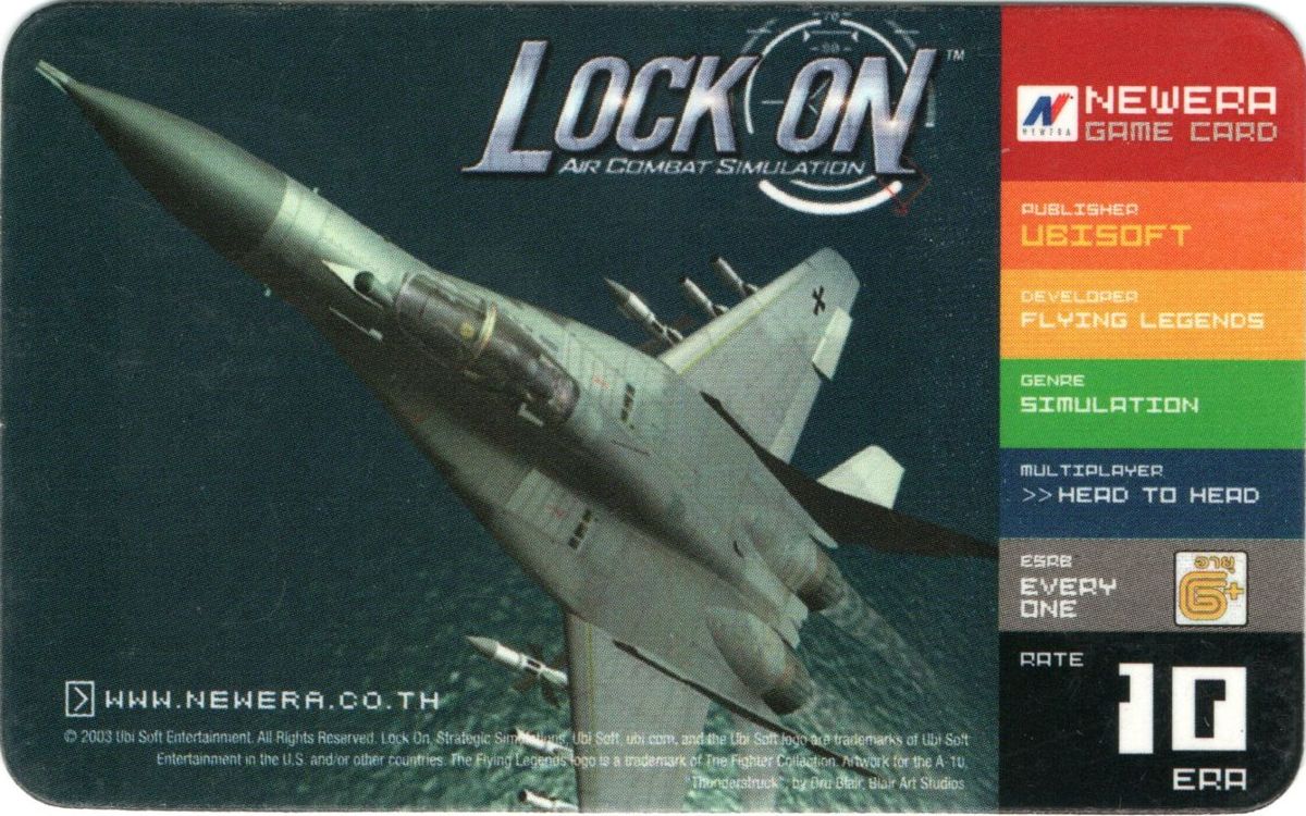 Lock On: Modern Air Combat cover or packaging material - MobyGames