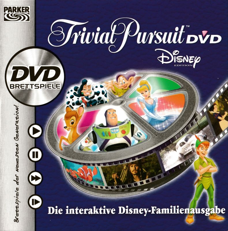 Trivial Pursuit DVD: Disney Edition cover or packaging material - MobyGames