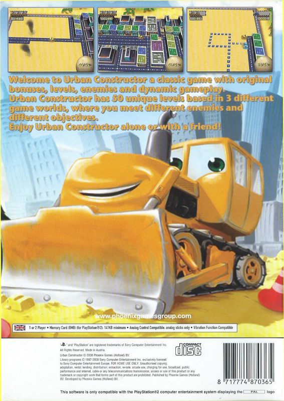 Urban Constructor cover or packaging material - MobyGames