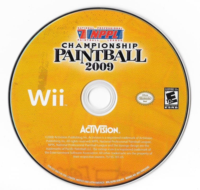 NPPL Championship Paintball 2009 cover or packaging material - MobyGames
