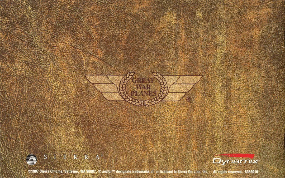 Red Baron II cover or packaging material - MobyGames