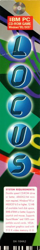 Locus cover or packaging material - MobyGames