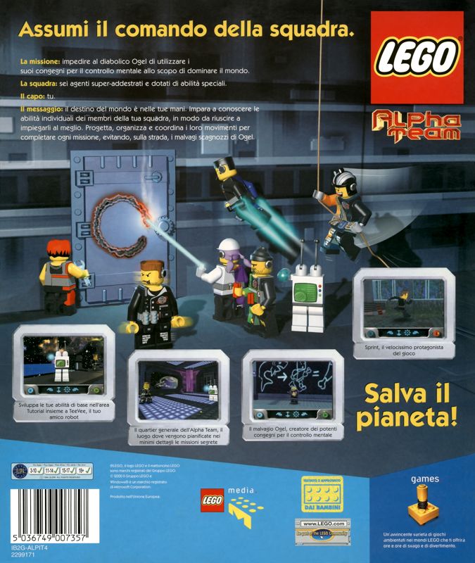 LEGO Alpha Team cover or packaging material - MobyGames