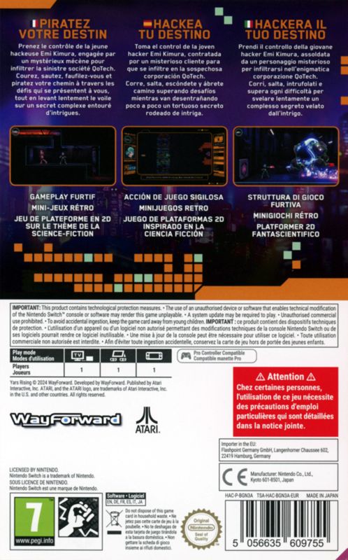 Yars Rising cover or packaging material - MobyGames