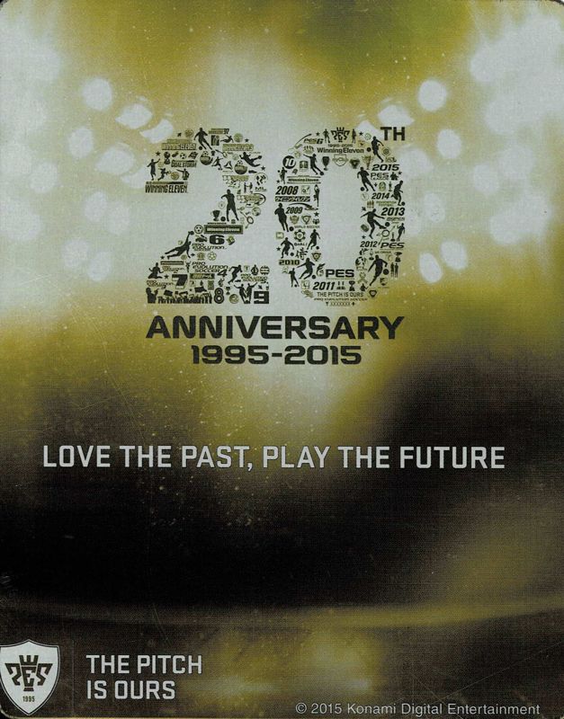 PES 2016: Pro Evolution Soccer (Anniversary Edition) cover or packaging ...