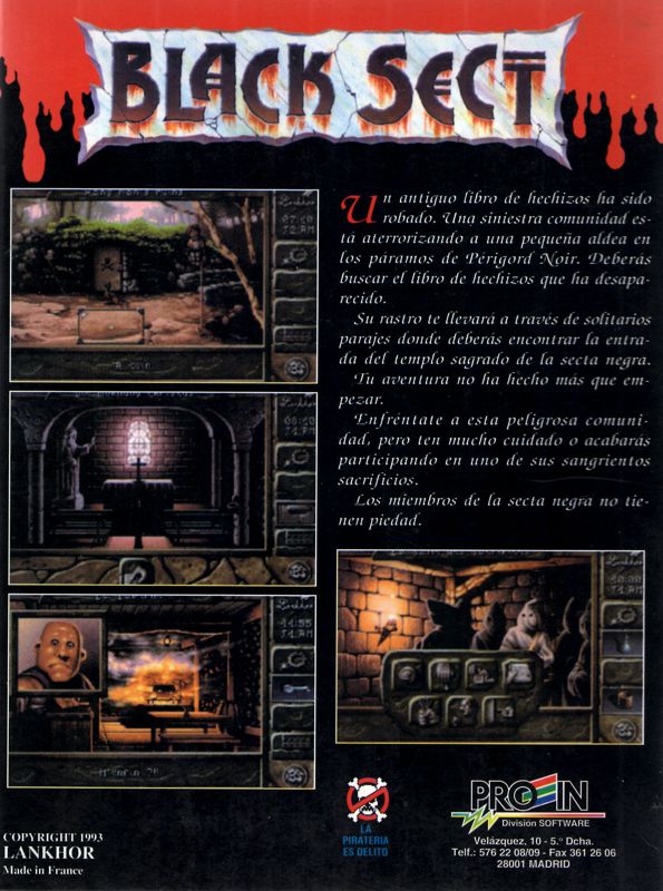 Black Sect cover or packaging material - MobyGames