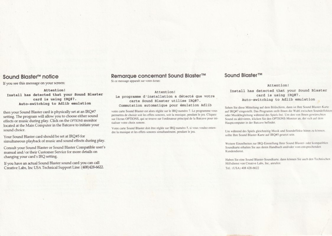 Batman Returns cover or packaging material - MobyGames