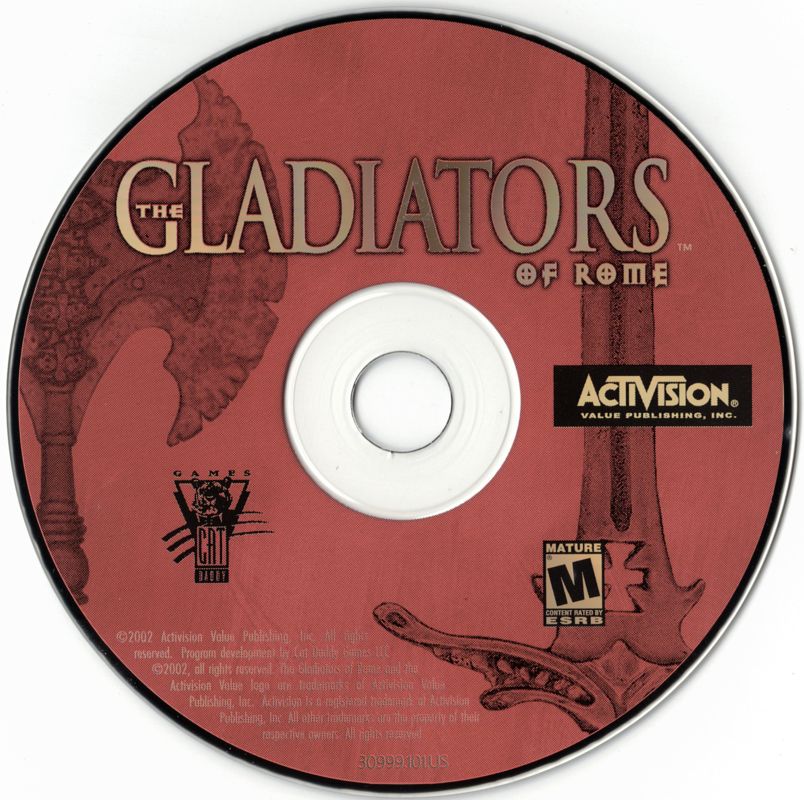 The Gladiators of Rome cover or packaging material - MobyGames