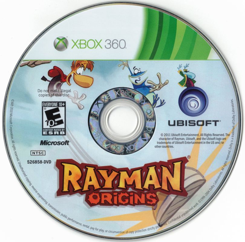 Rayman Origins cover or packaging material - MobyGames