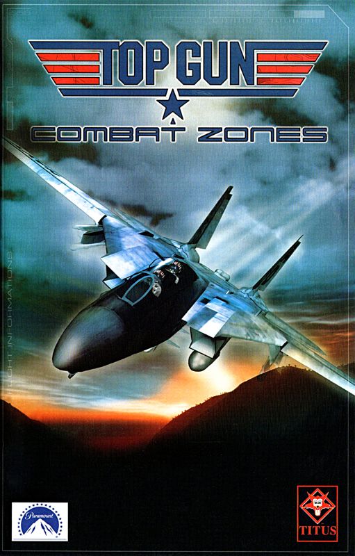 Top Gun: Combat Zones cover or packaging material - MobyGames