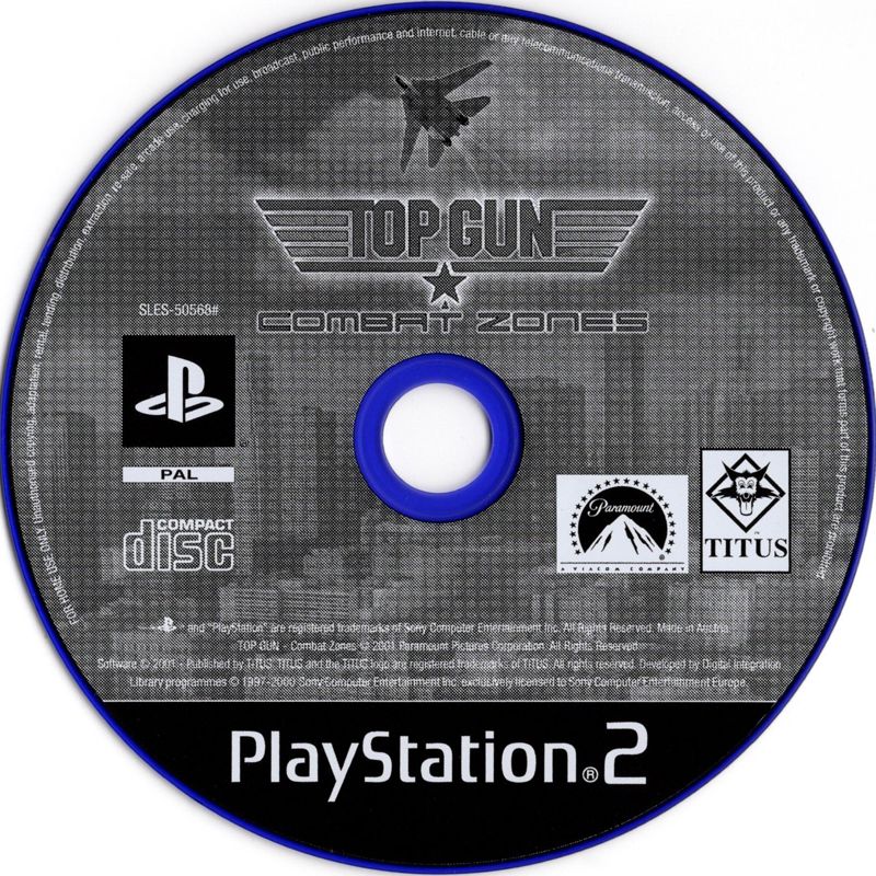 Top Gun: Combat Zones cover or packaging material - MobyGames