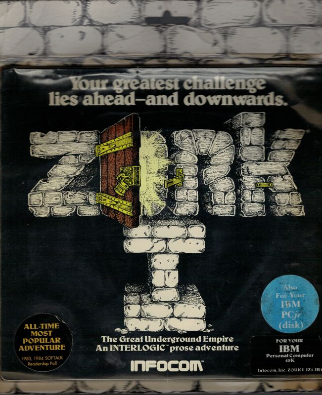 Zork: The Great Underground Empire cover or packaging material - MobyGames