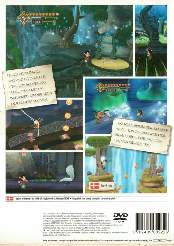 Hugo: Magi i Troldeskoven cover or packaging material - MobyGames