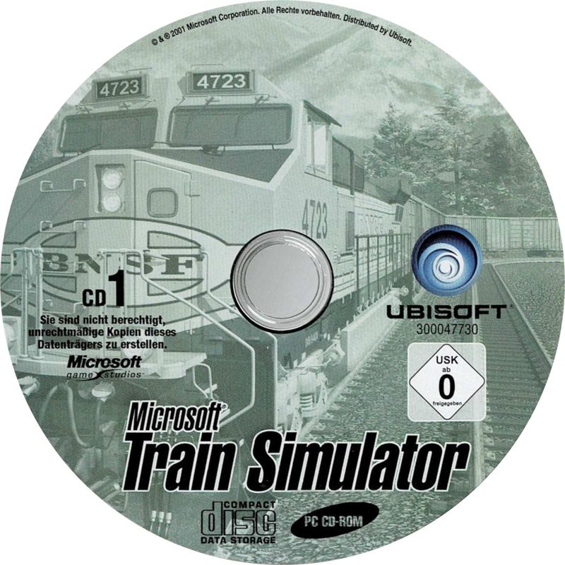Microsoft Train Simulator cover or packaging material - MobyGames