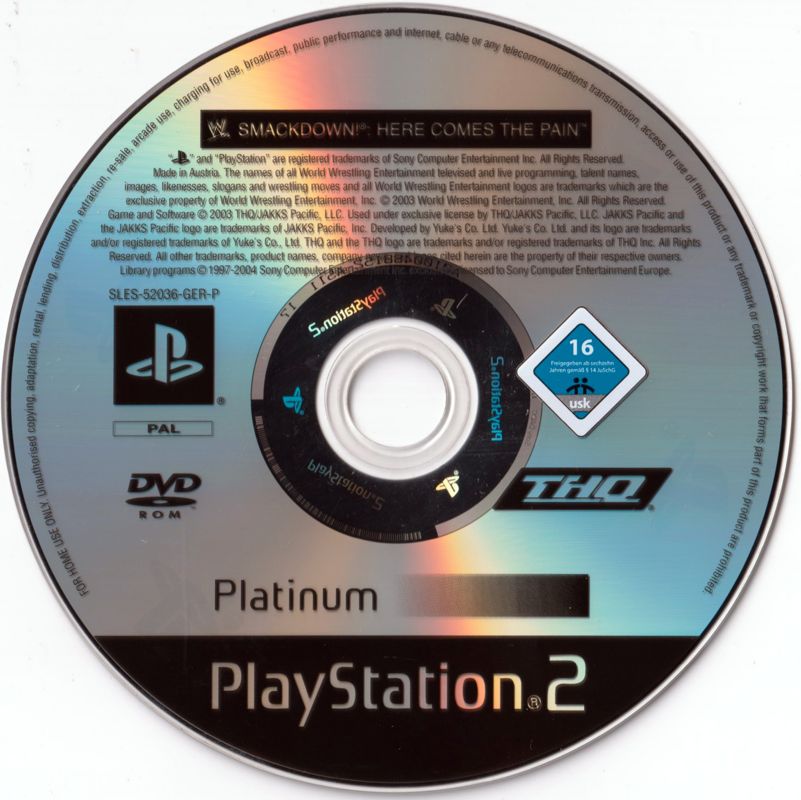 WWE Smackdown! Here Comes the Pain cover or packaging material - MobyGames