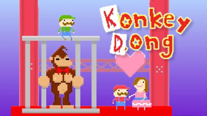 Konkey Dong promo art, ads, magazines advertisements - MobyGames