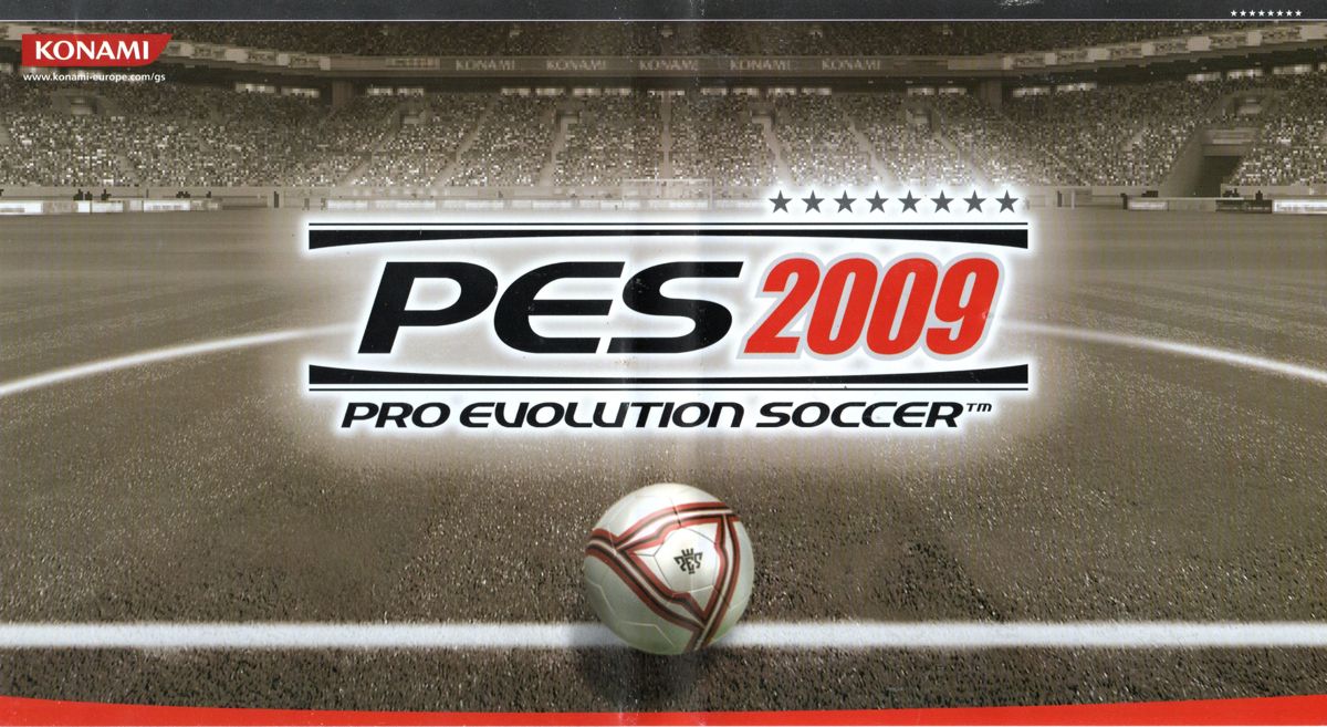 PES 2009: Pro Evolution Soccer cover or packaging material - MobyGames