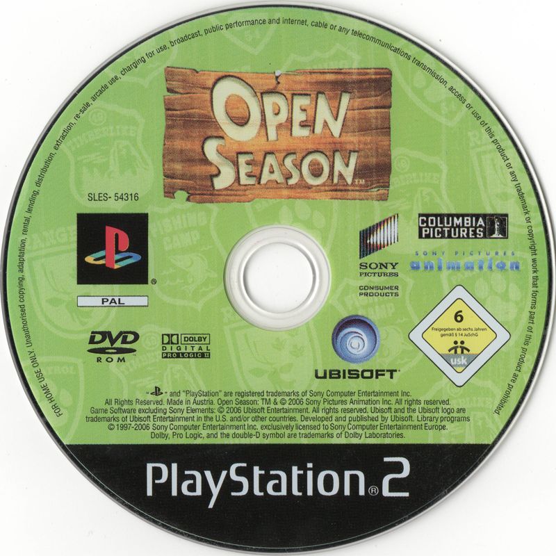 Open Season cover or packaging material - MobyGames