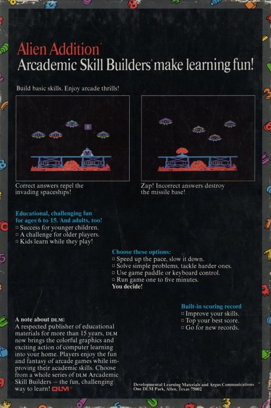 Alien Addition cover or packaging material - MobyGames